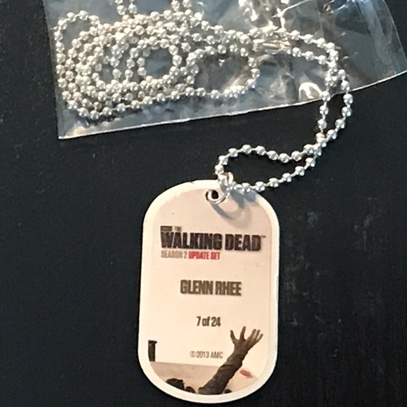 Jewelry | The Walking Dead Rare Collectible Dog Tagsglenn | Poshmark